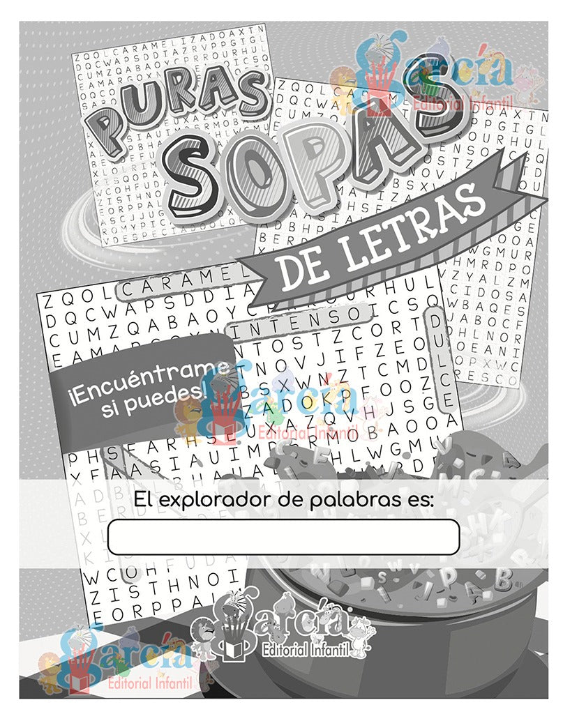 Puras Sopas de Letras MAYUSCULAS 2 PZS